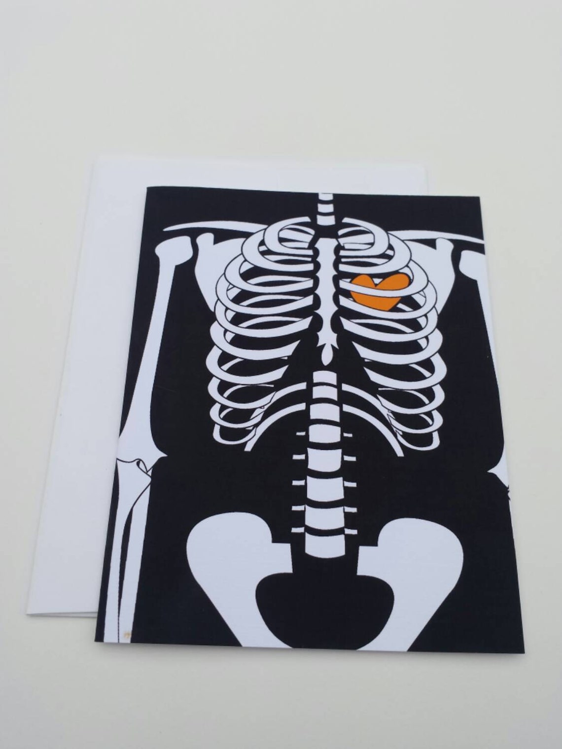 Halloween Card - Printable Skeleton - Instant Download - Etsy