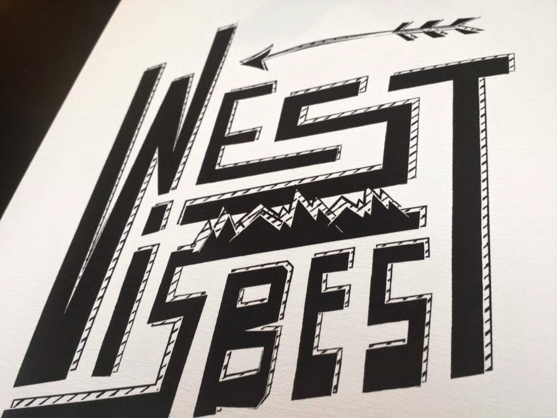 West is Best DIY Printable Wall Art - Etsy Sweden