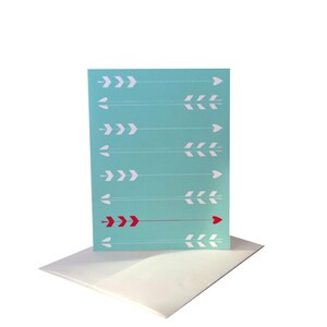 INSTANT DOWNLOAD - Arrows - Printable DIY Card for Friend, Love, Anyone ...