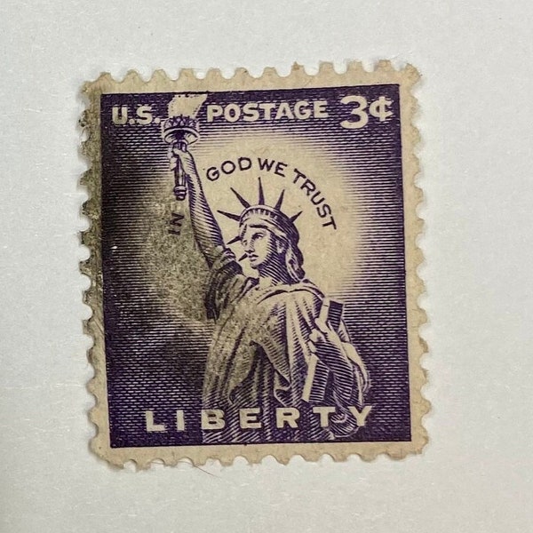 3 Cent Liberty Stamp - Etsy