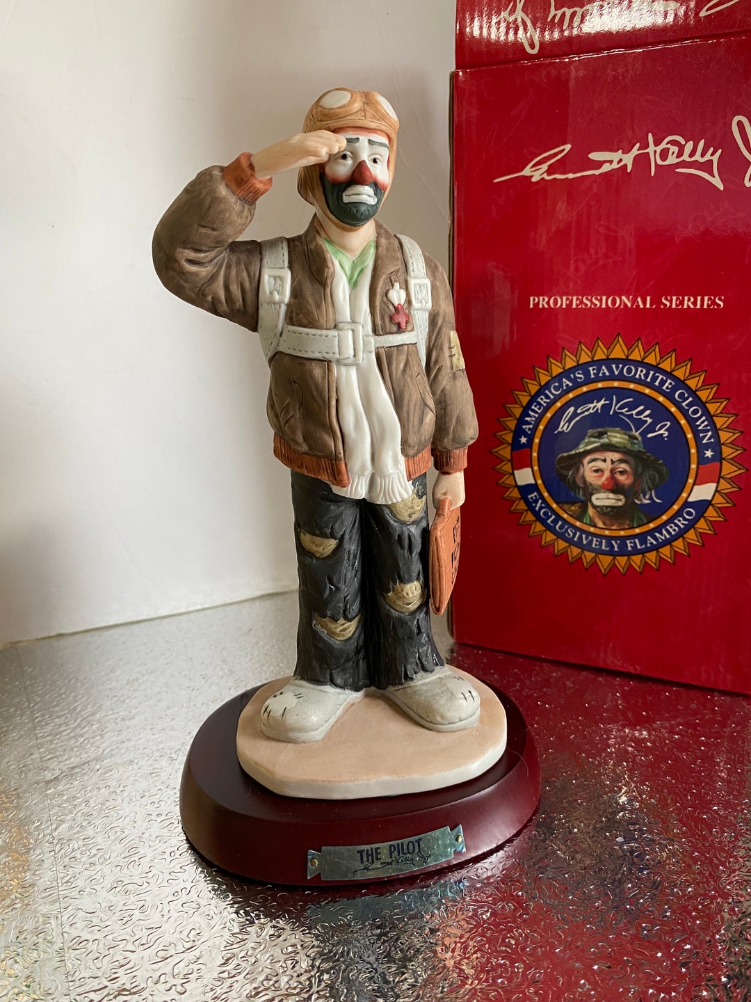 The Pilot Clown Emmett Kelly JR. - Etsy