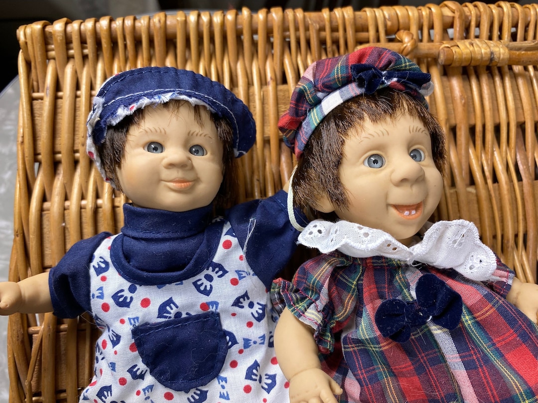 Vintage Happy Kids Bean Bag Doll Collectable Gi-go Dolls About 8 Baby ...