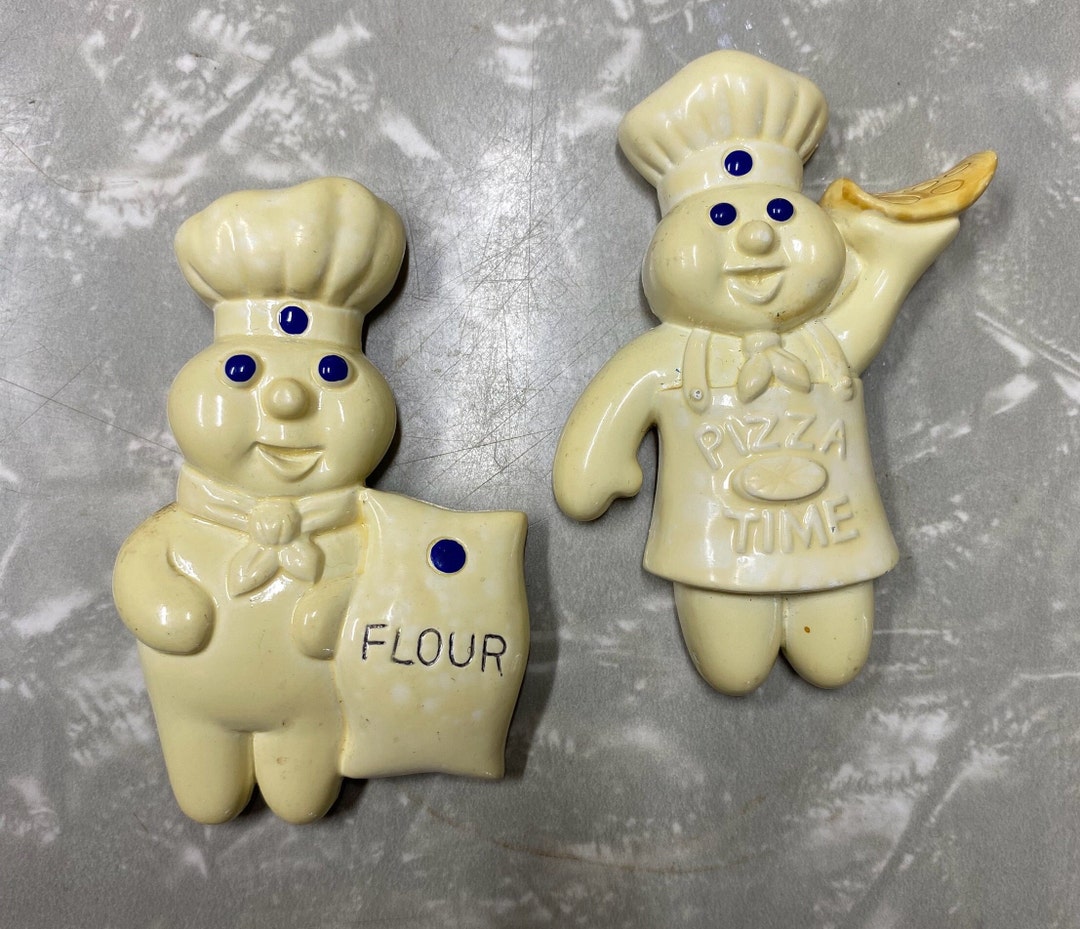 Vintage Pillsbury Doughboy Character Set of 2 Collectable Pillsbury ...
