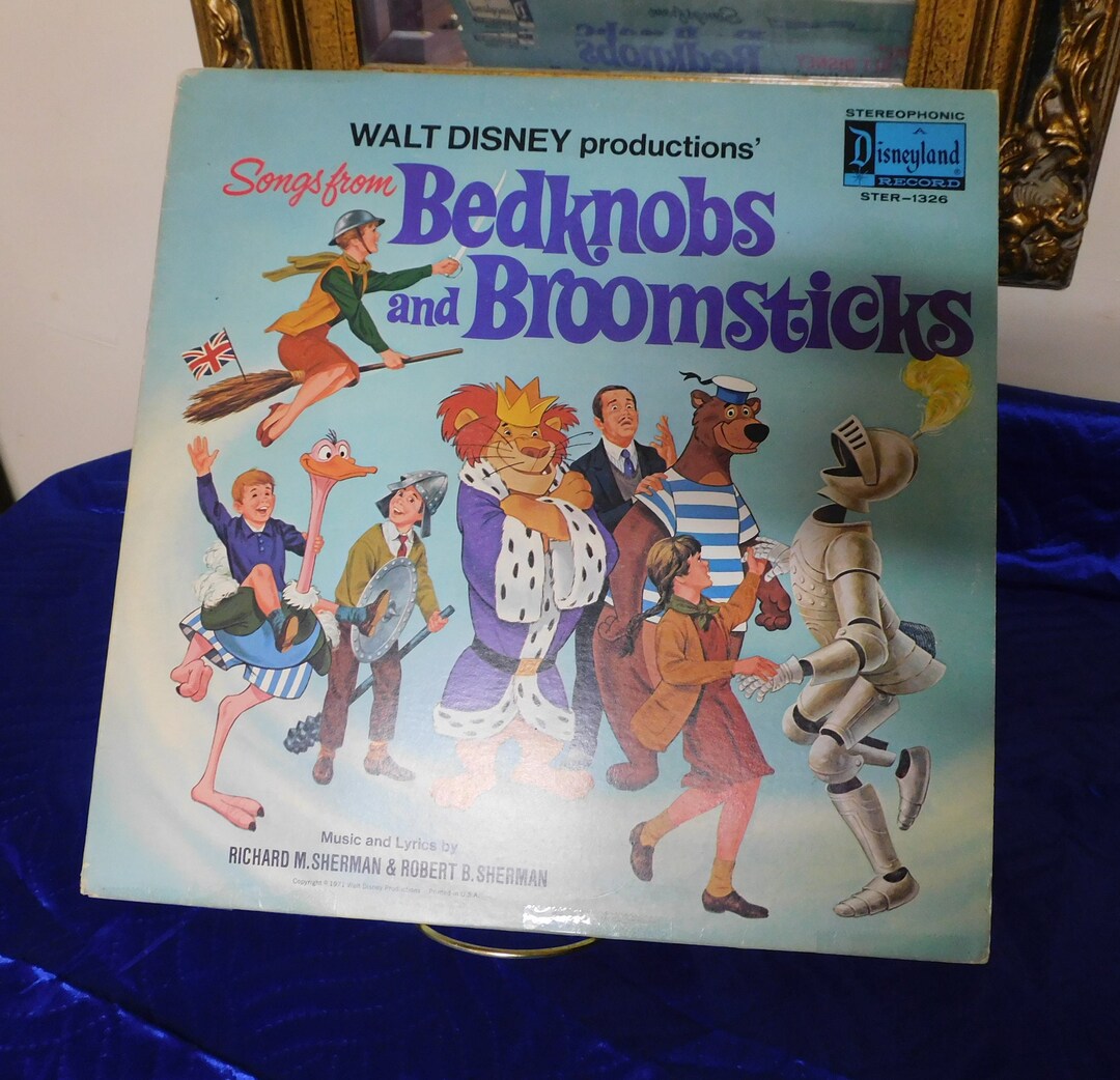 Vintage Walt Disney Bedknobs and Broomsticks Vinyl Record Music and ...