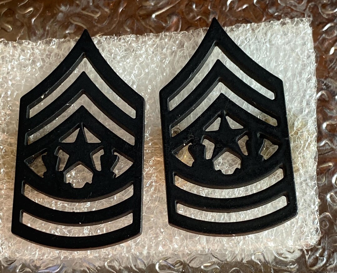 US Army Pin Command Sergeant Major-subdued Metal - Etsy