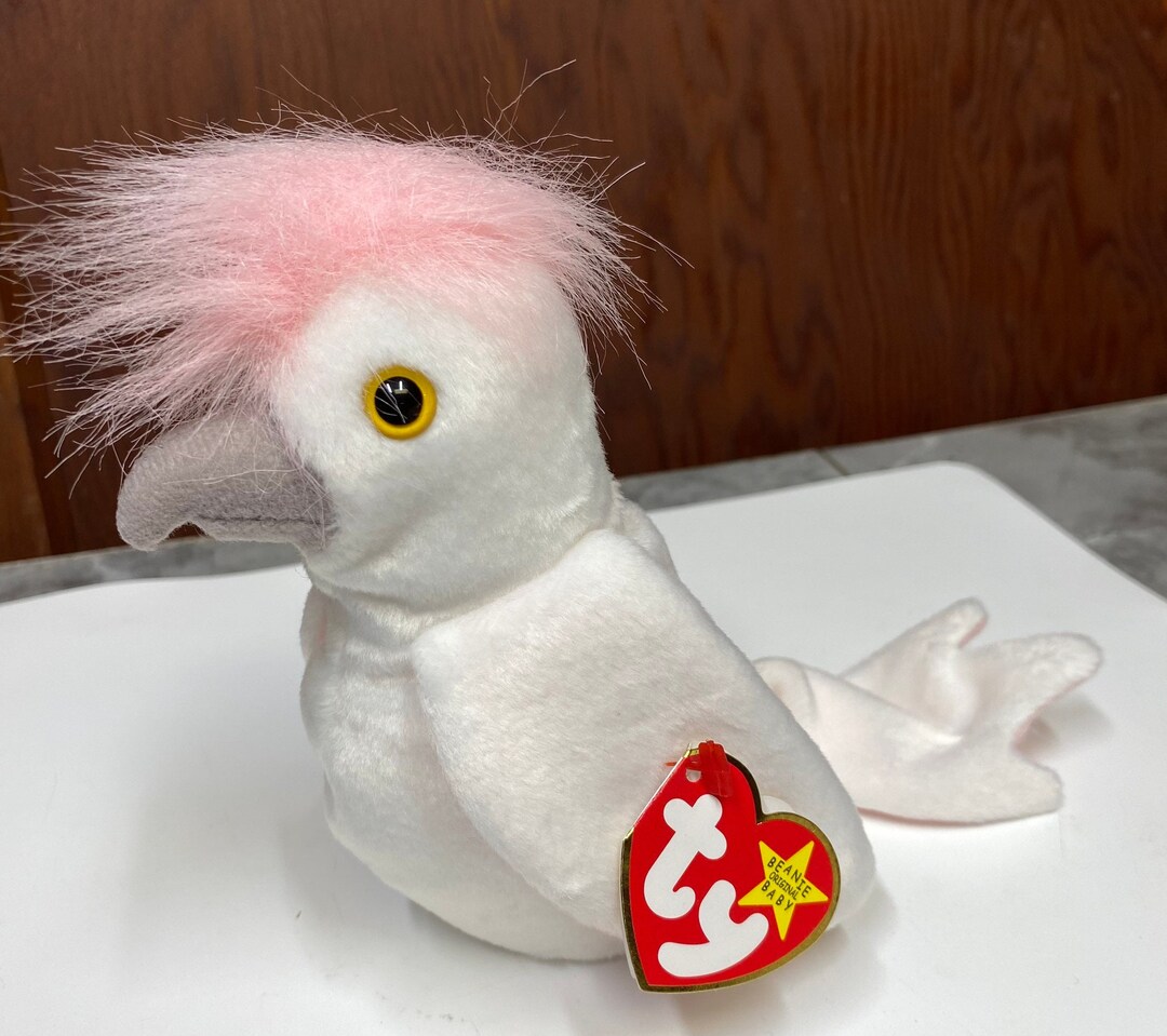 Vintage KUKU the Fancy Cockatoo Collectable Ty Beanie Baby Original ...