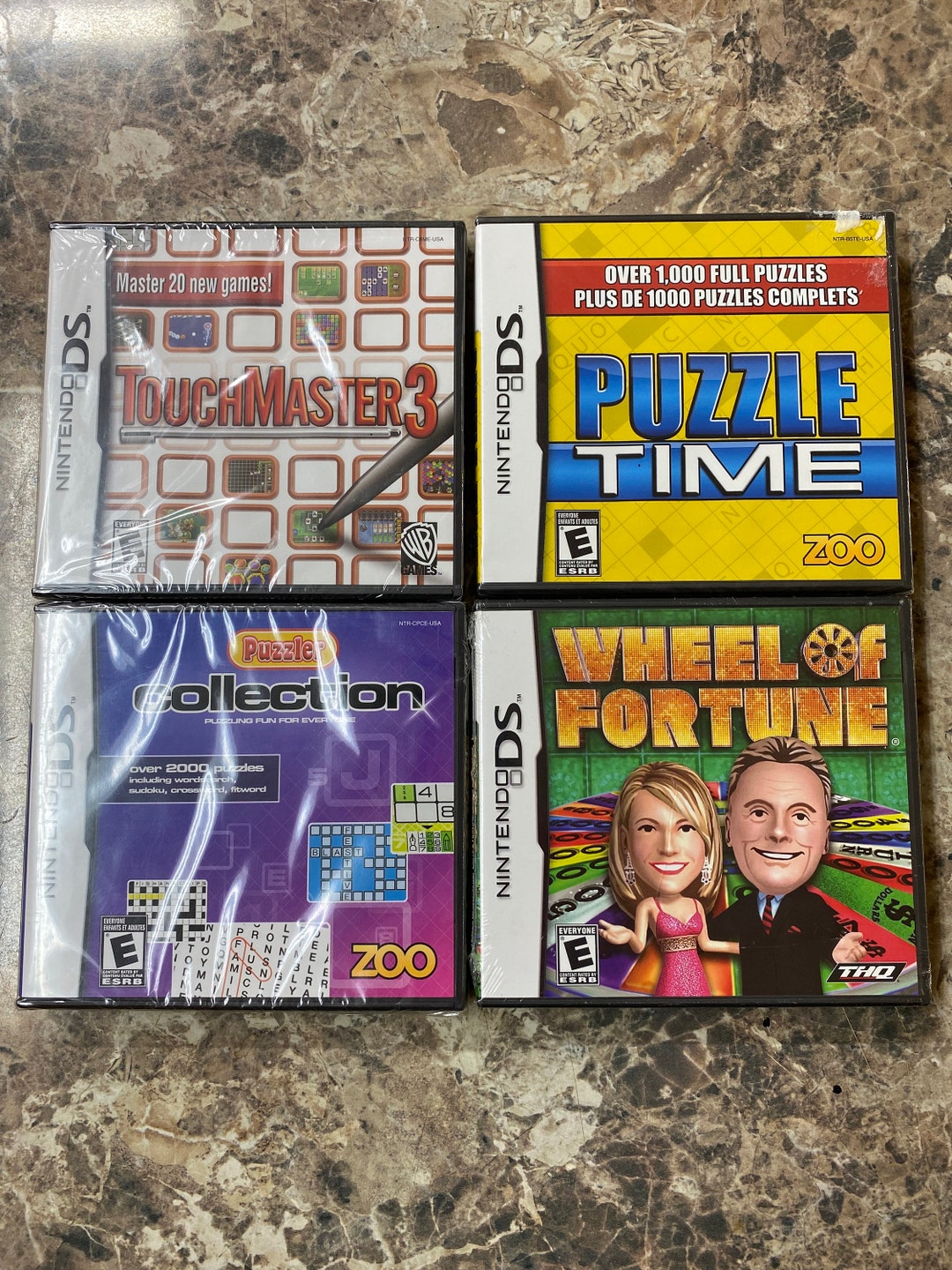 Original Nintendo DS Game Fun Collectable Keepsake Touchmaster3 Puzzler ...