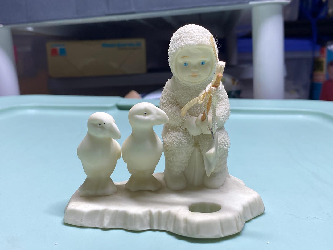 Snowbaby Enjoying the Winter Snow - Etsy