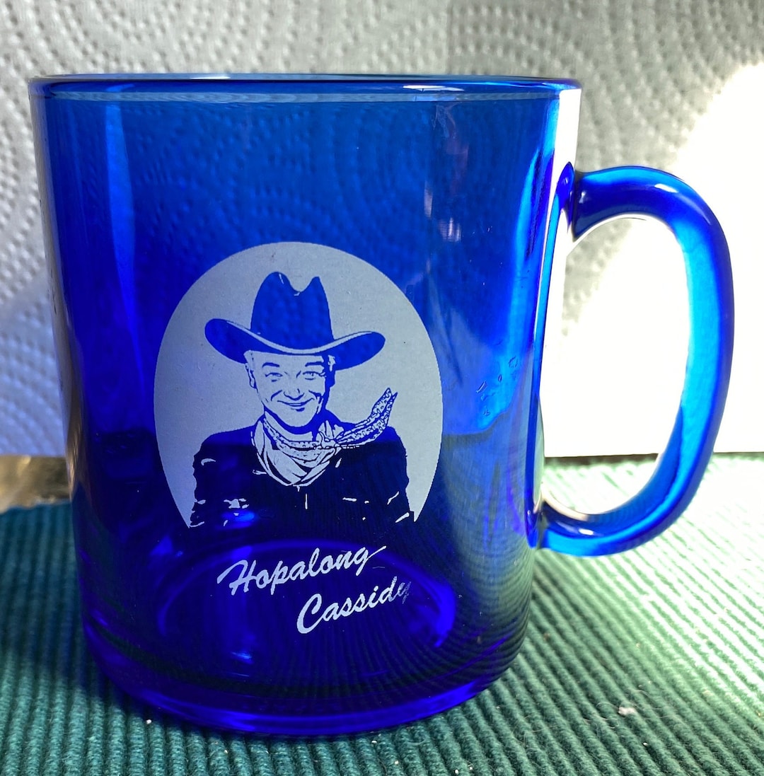 Western Hopalong Cassidy Glass Cowboy - Etsy