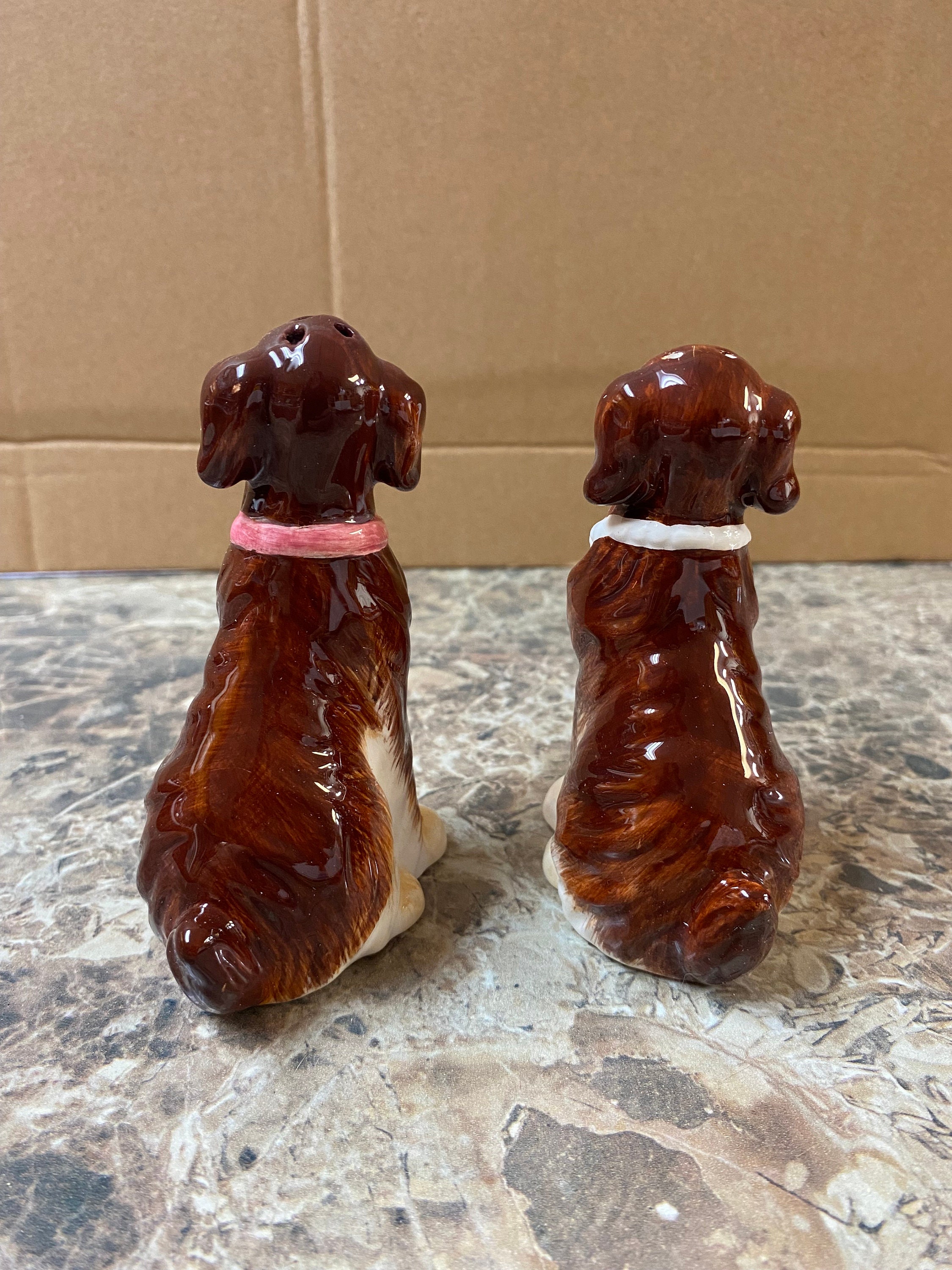 Vintage Dog Shakers Collectable Salt & Pepper Shaker Keepsake Table ...
