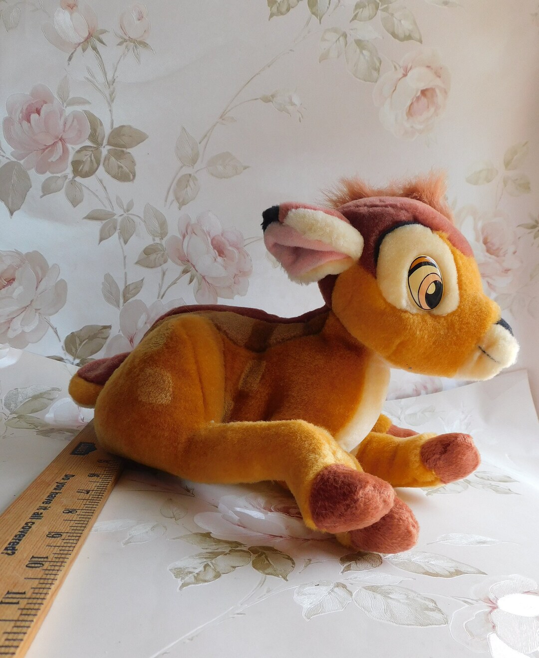 Vintage Disney Bambi Plush Keepsake Stuffed Animal Laying Down - Etsy
