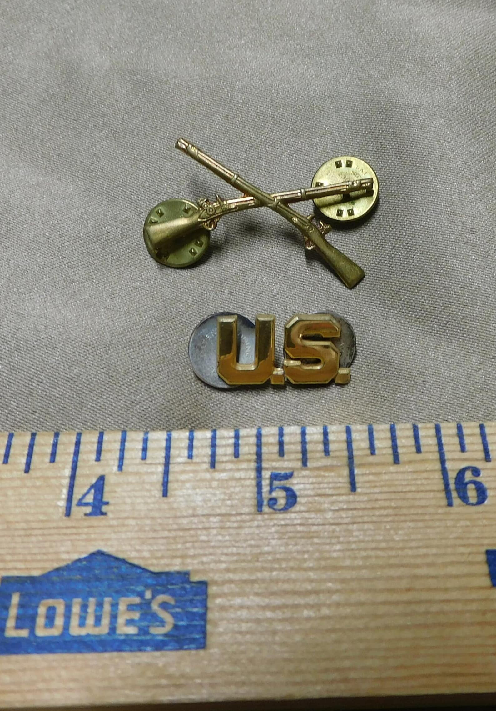 Vintage U.S. Army Officer Branch Insignia Pin US Army Officer Collar ...