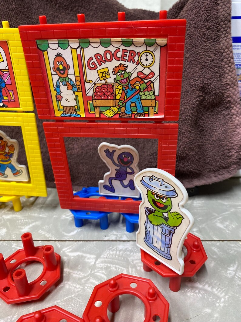 Kids Construction Sesame Street Set - Etsy