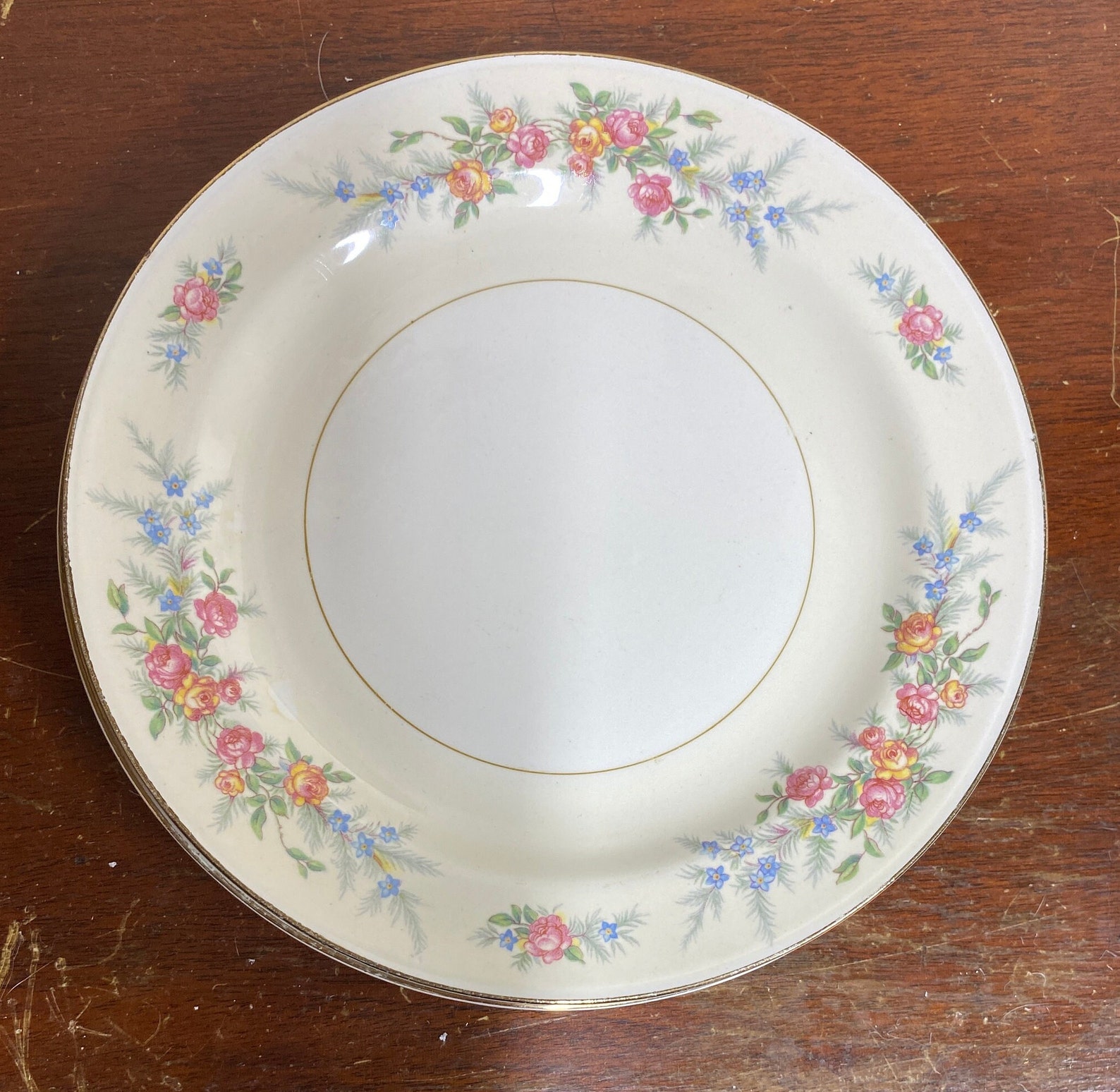 Vintage Eggshell Georgian Collectable Dessert Plates Salad Plates ...