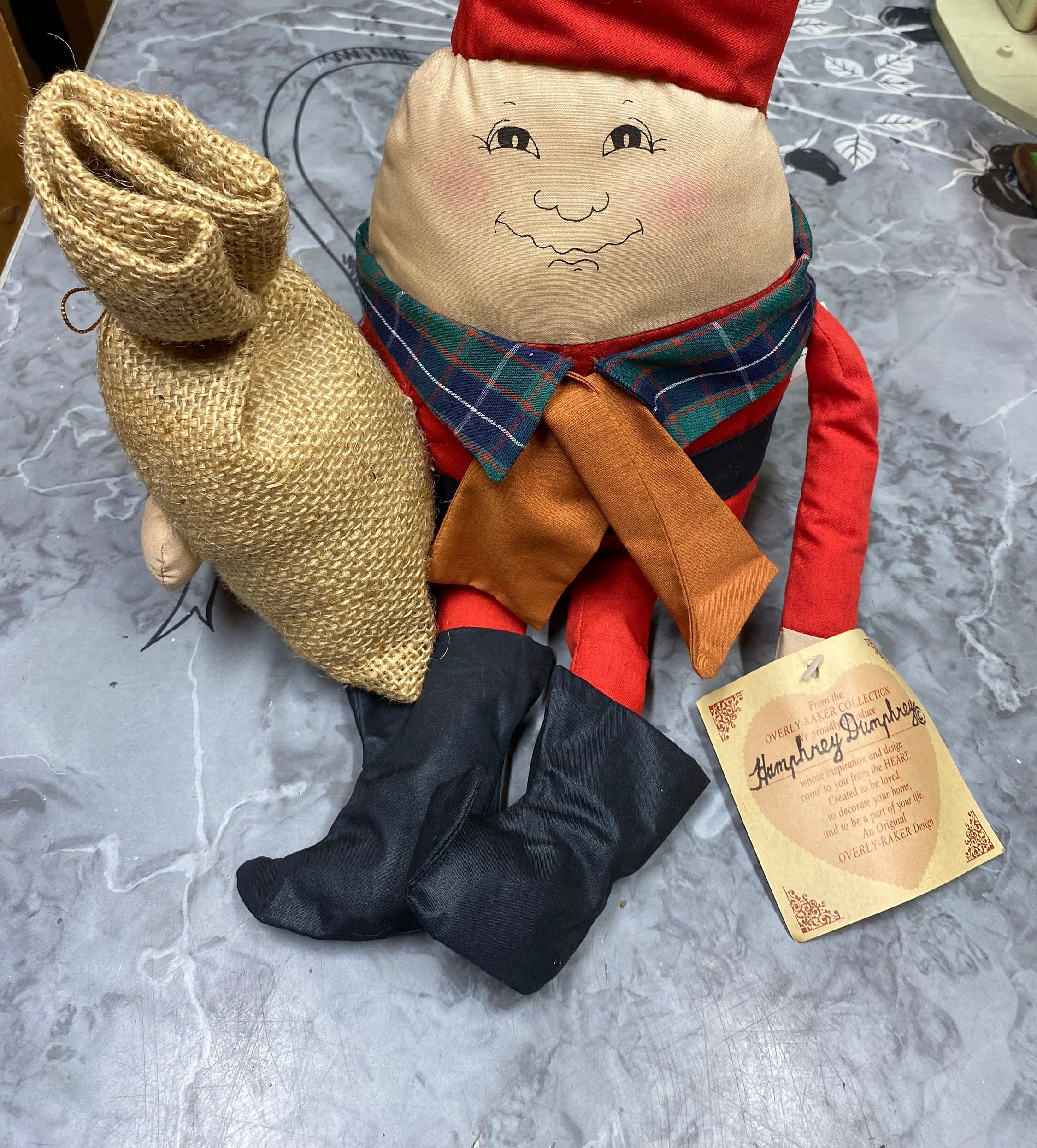 Vintage Overly Raker Humphrey Dumphrey Decor Collectable - Etsy