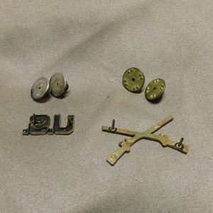 Vintage U.S. Army Officer Branch Insignia Pin US Army Officer Collar ...