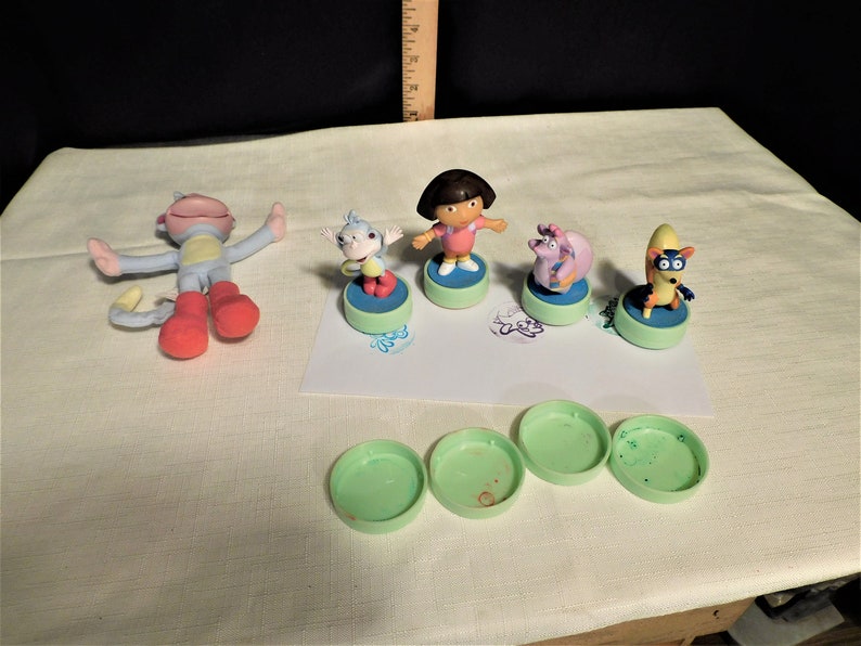 Vintage Kids Fun Dora the Explorer Stamp Toys Stamps Fun - Etsy