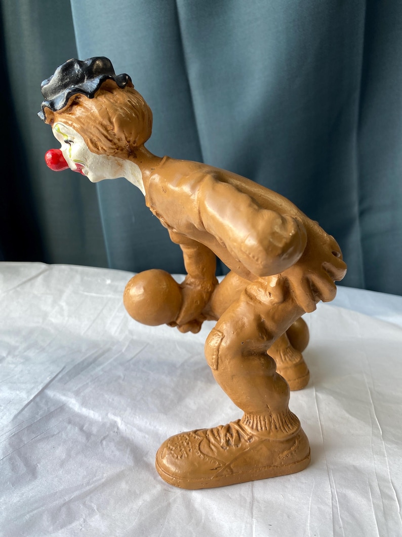 Andreoli Clown Sculpture Lifting 1000 Lb Weights - Etsy