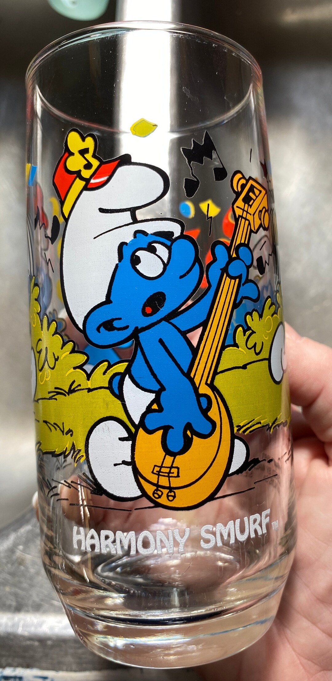 Smurf Drinking Glass - Etsy