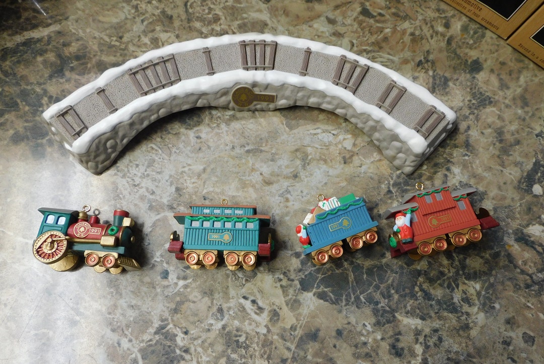Train Ornament Set Hallmark - Etsy