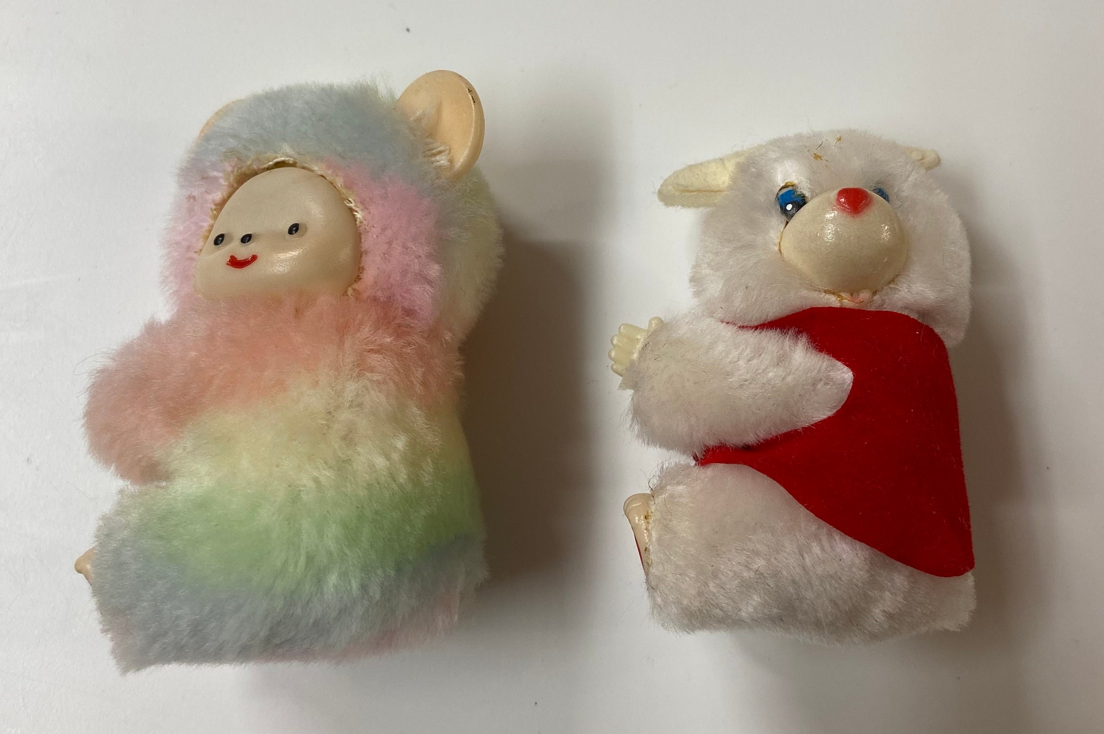 Vintage 2 Squeeze-dolls Clip-on 1980s Squeeze the Arms to Open - Etsy