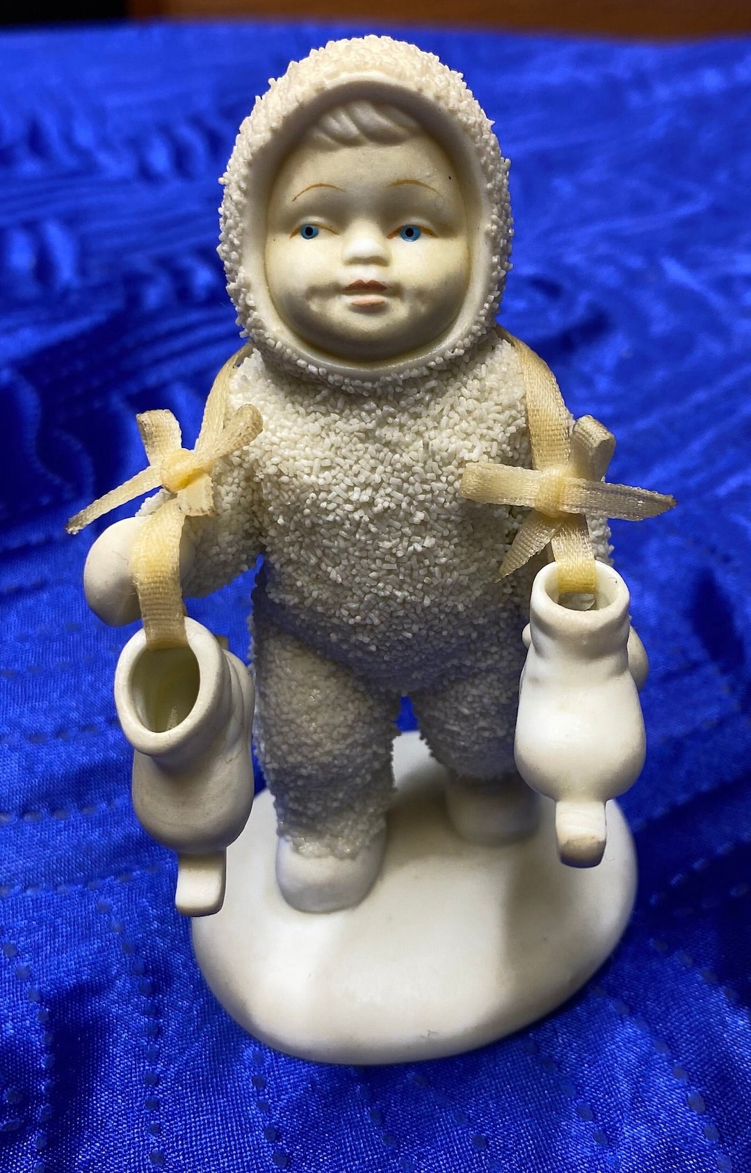 Vintage Lets Go Skating Figurine Collectable Snowbaby Enjoying the ...