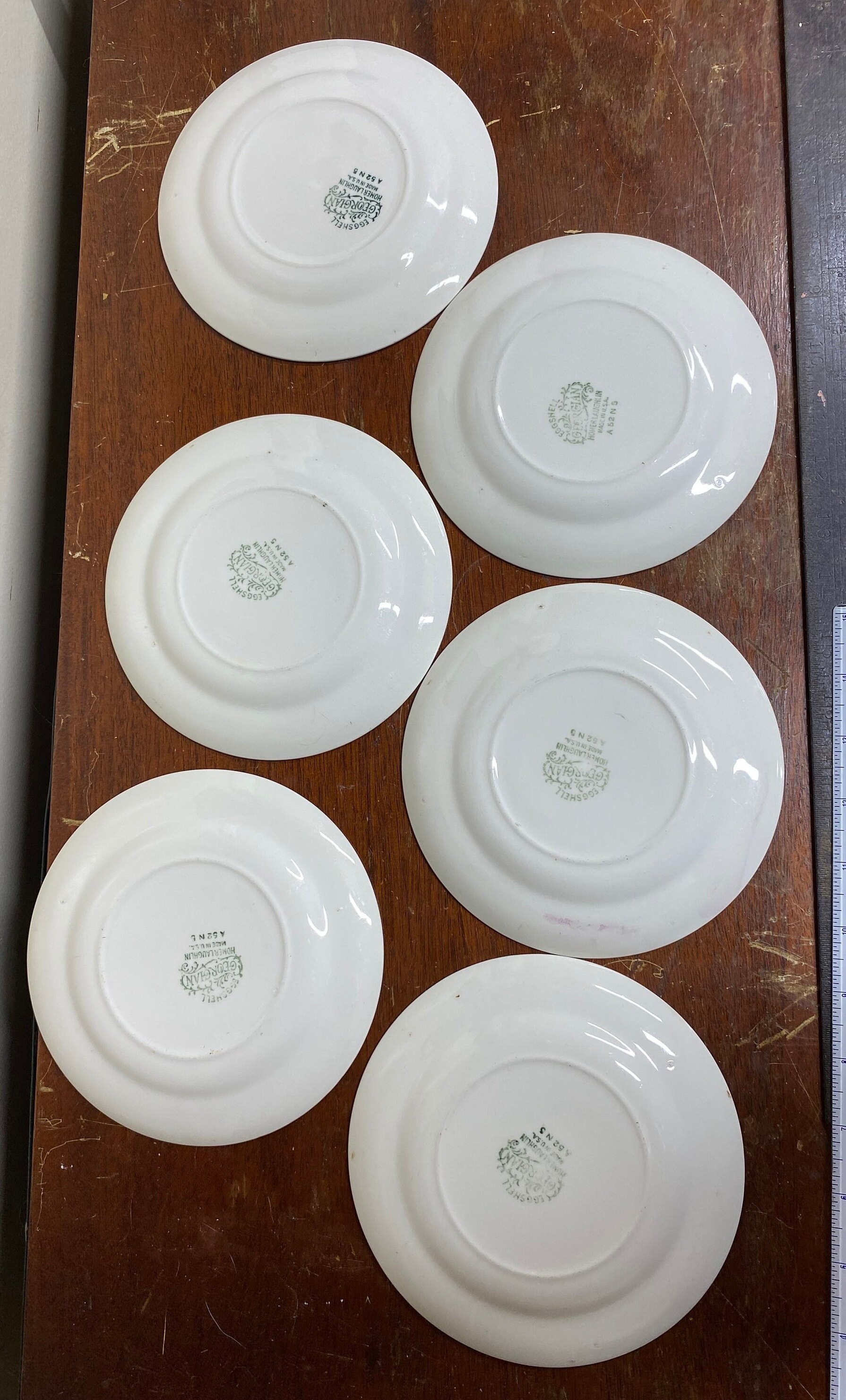 Vintage Eggshell Georgian Plates Collectable Snack Plate Keepsake by ...