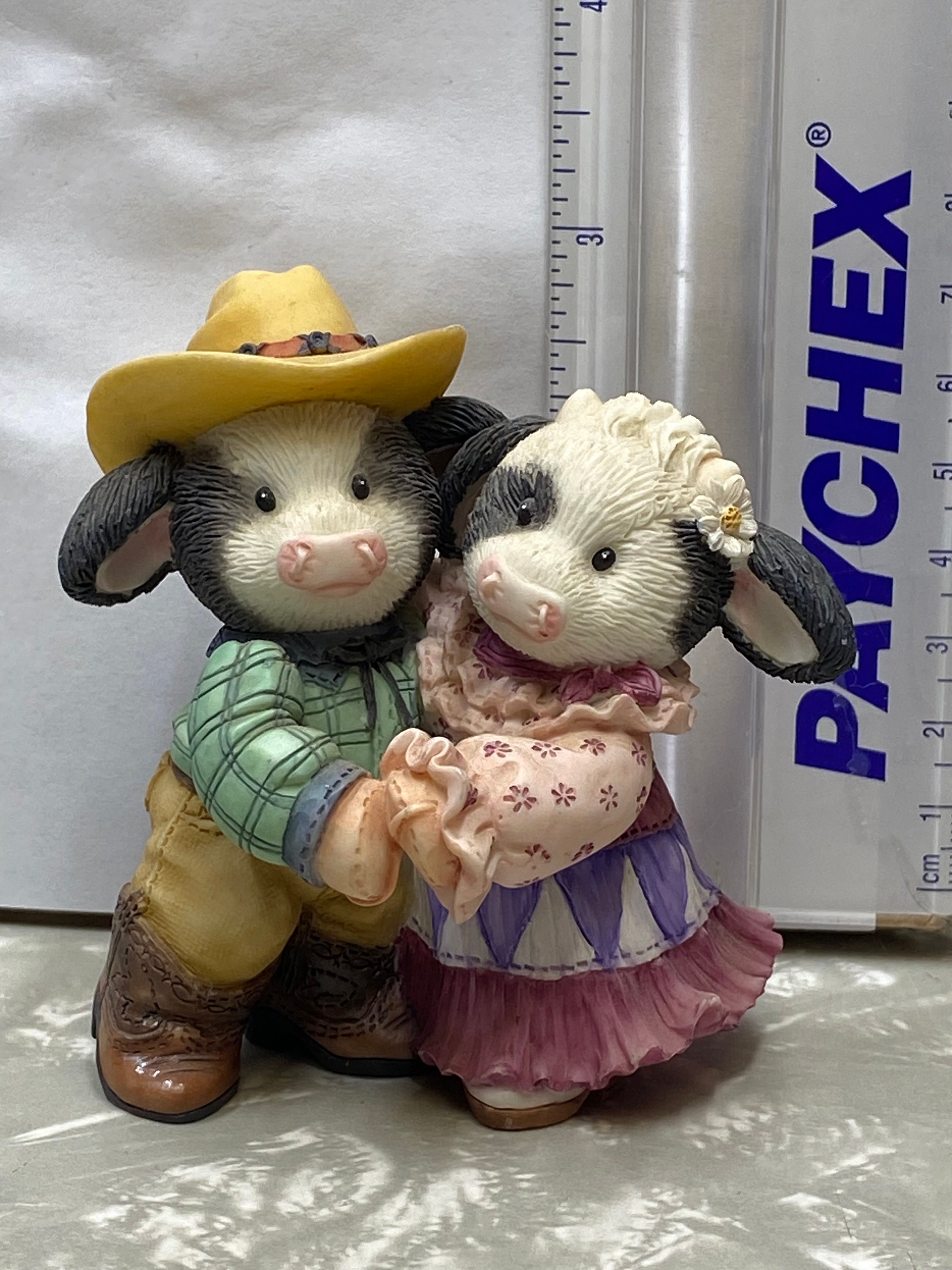 Vintage Im Behind Moo All the Way Collectable Mary's Moo Moos Figurine ...