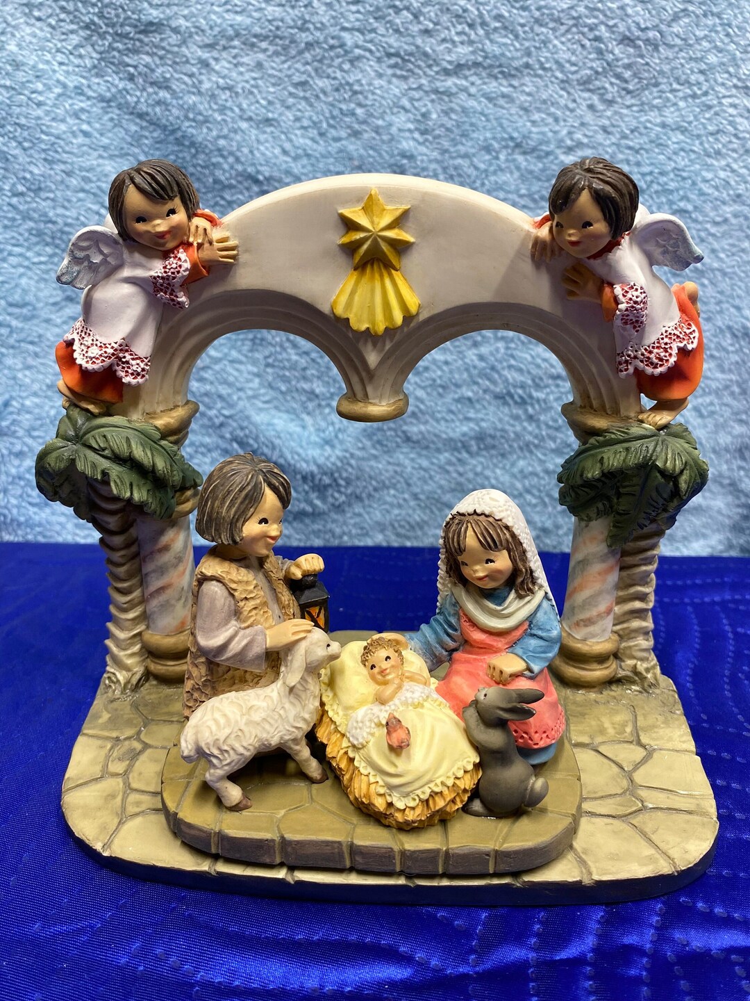 Nativity Arch and Holy Family on Base Juan Ferrandiz - Etsy