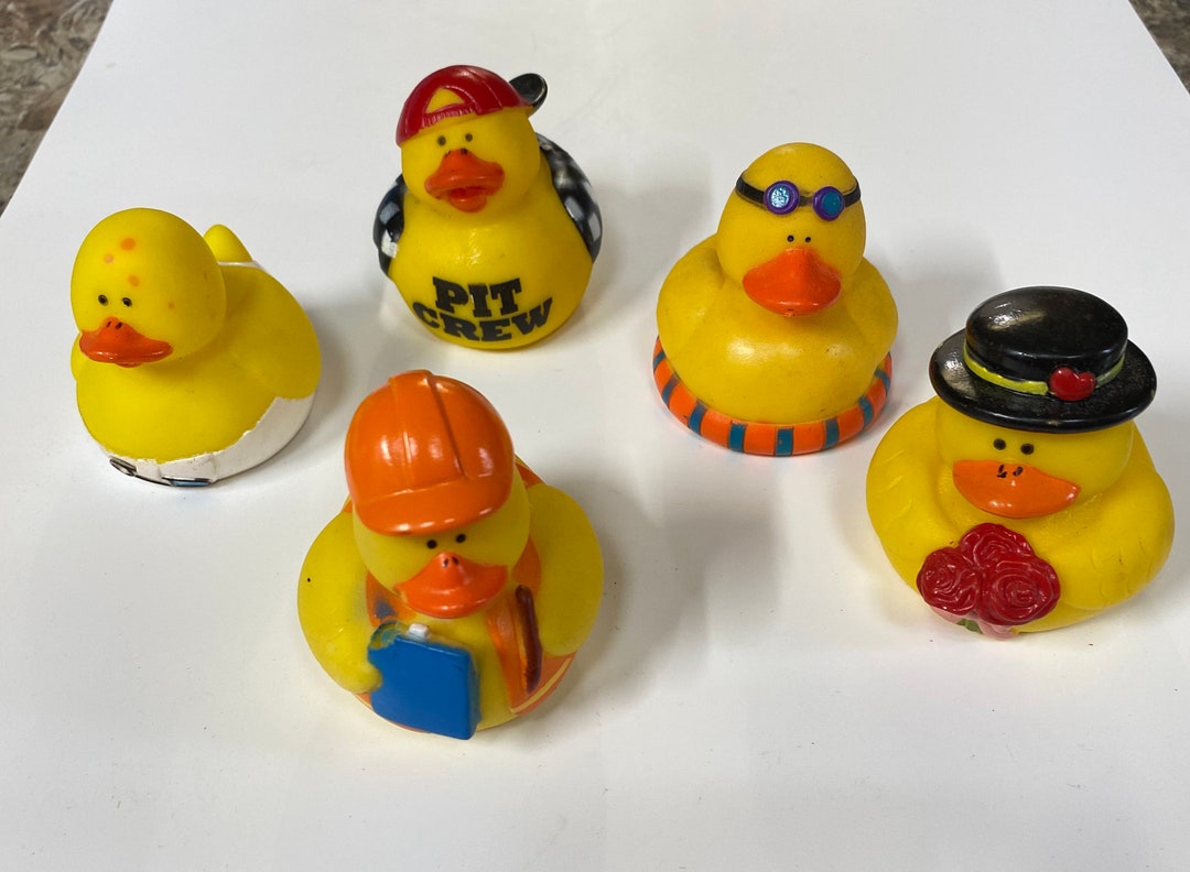 Rubber Ducks 5 Different Ones Collectable Decor - Etsy
