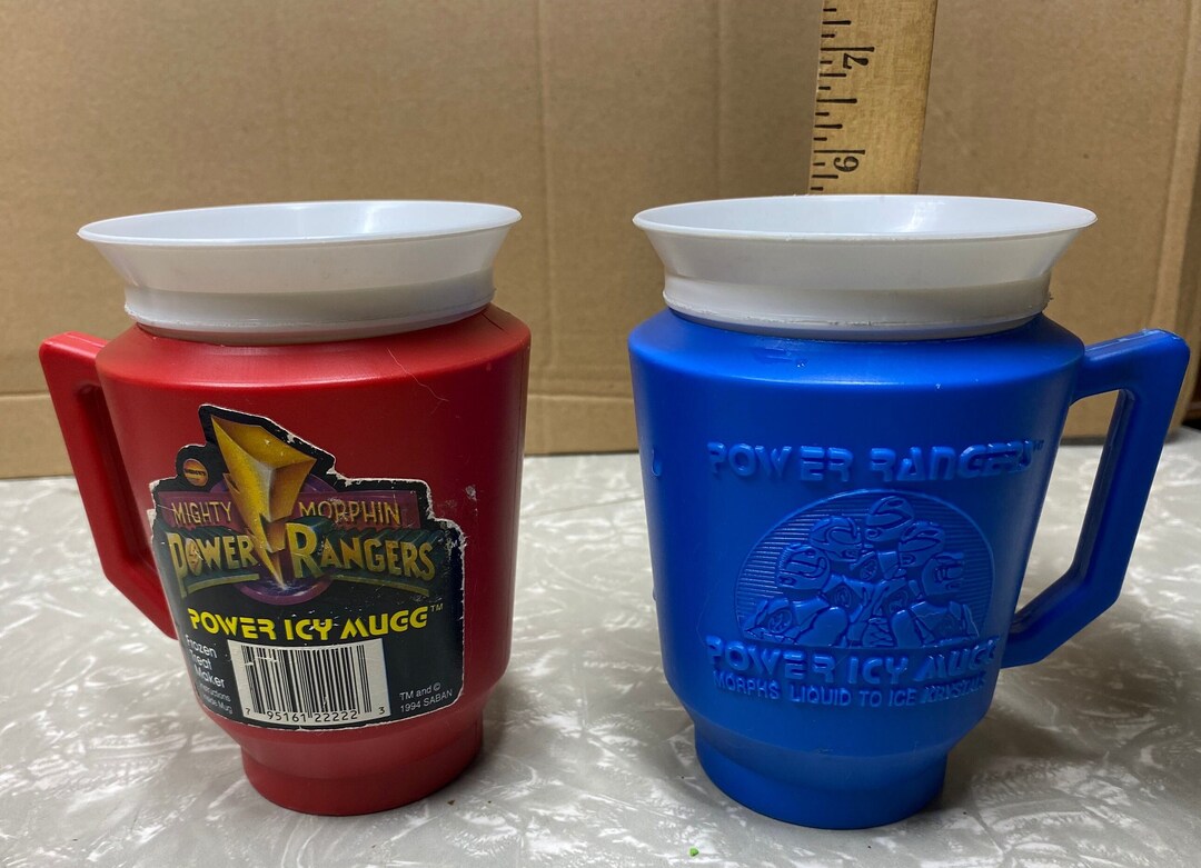 Vintage Mighty Morphin Power Ranger Power Icy Mugg's From SABAN ...