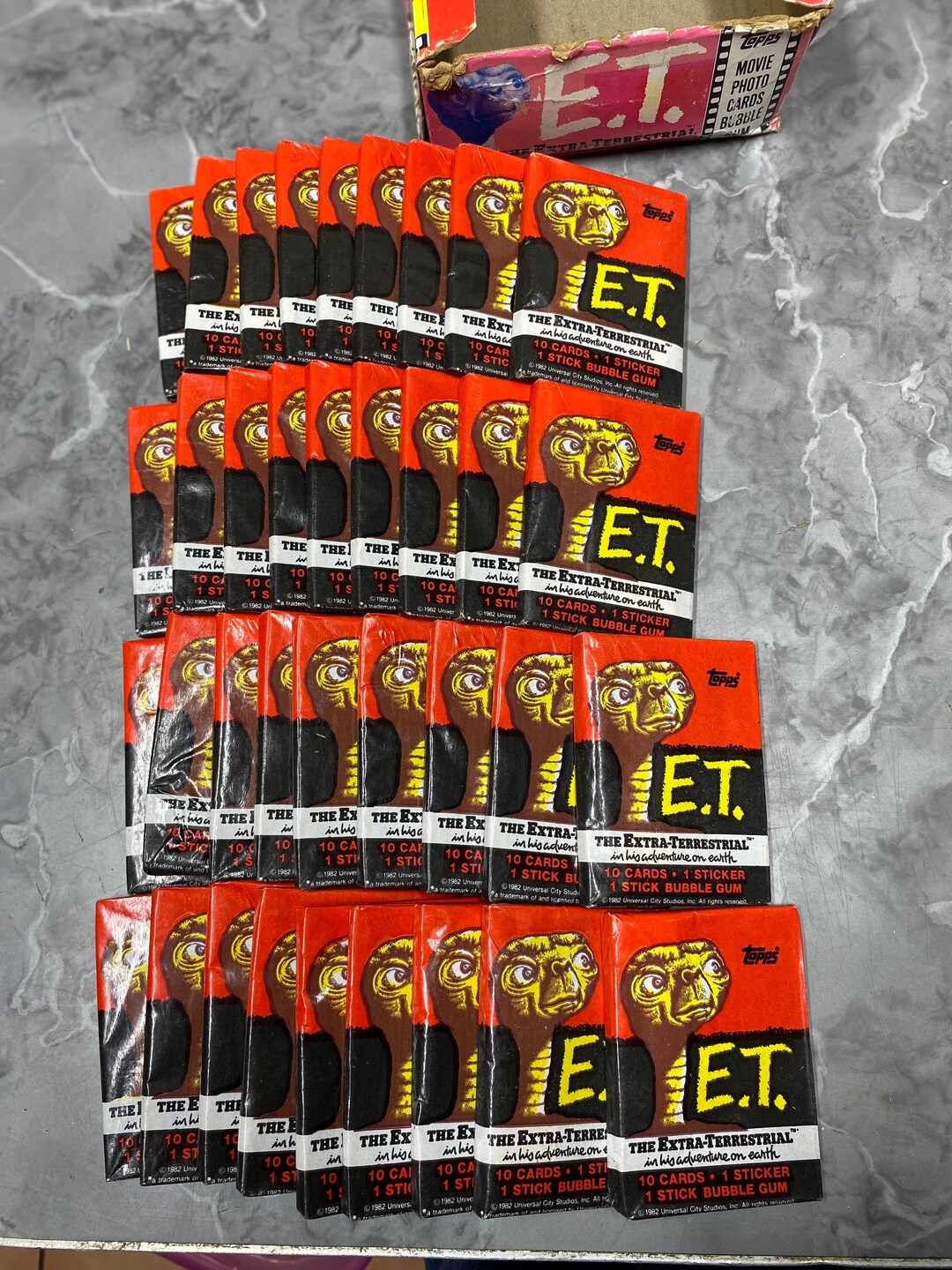 Vintage ET Cards Factory Sealed 1982 Topps Card Collectable - Etsy