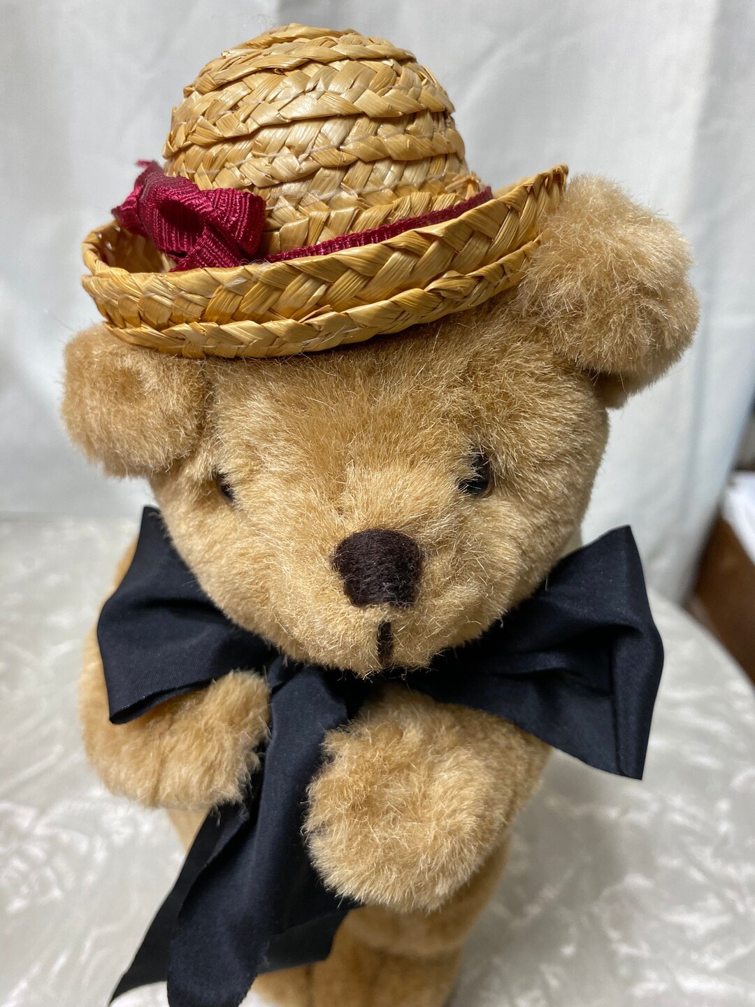Vintage Kent Collectibles Brown Bear With Hat Jointed Teddy - Etsy