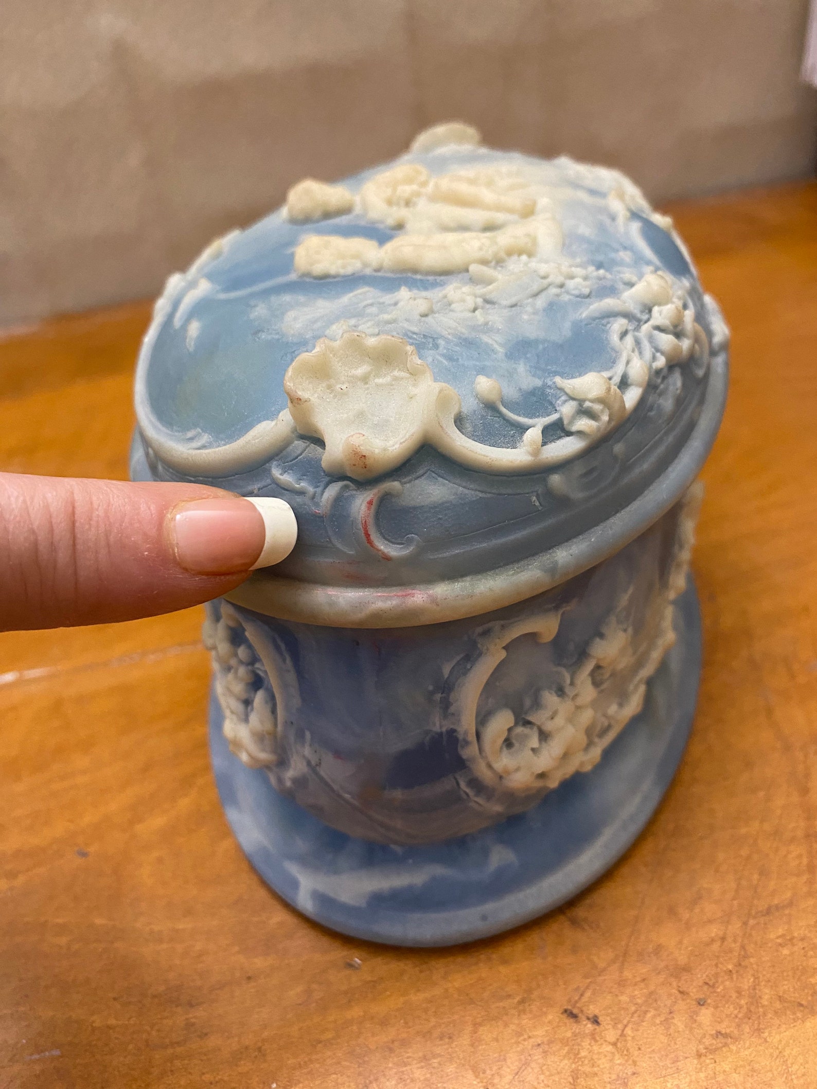 Vintage Incolay Stone Box Collectable Jewelry Box Keepsake - Etsy