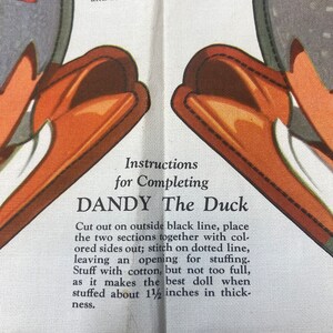 Vintage Kellogg Dandy the Duck Collectable Cartoon Animals Kelloggs ...