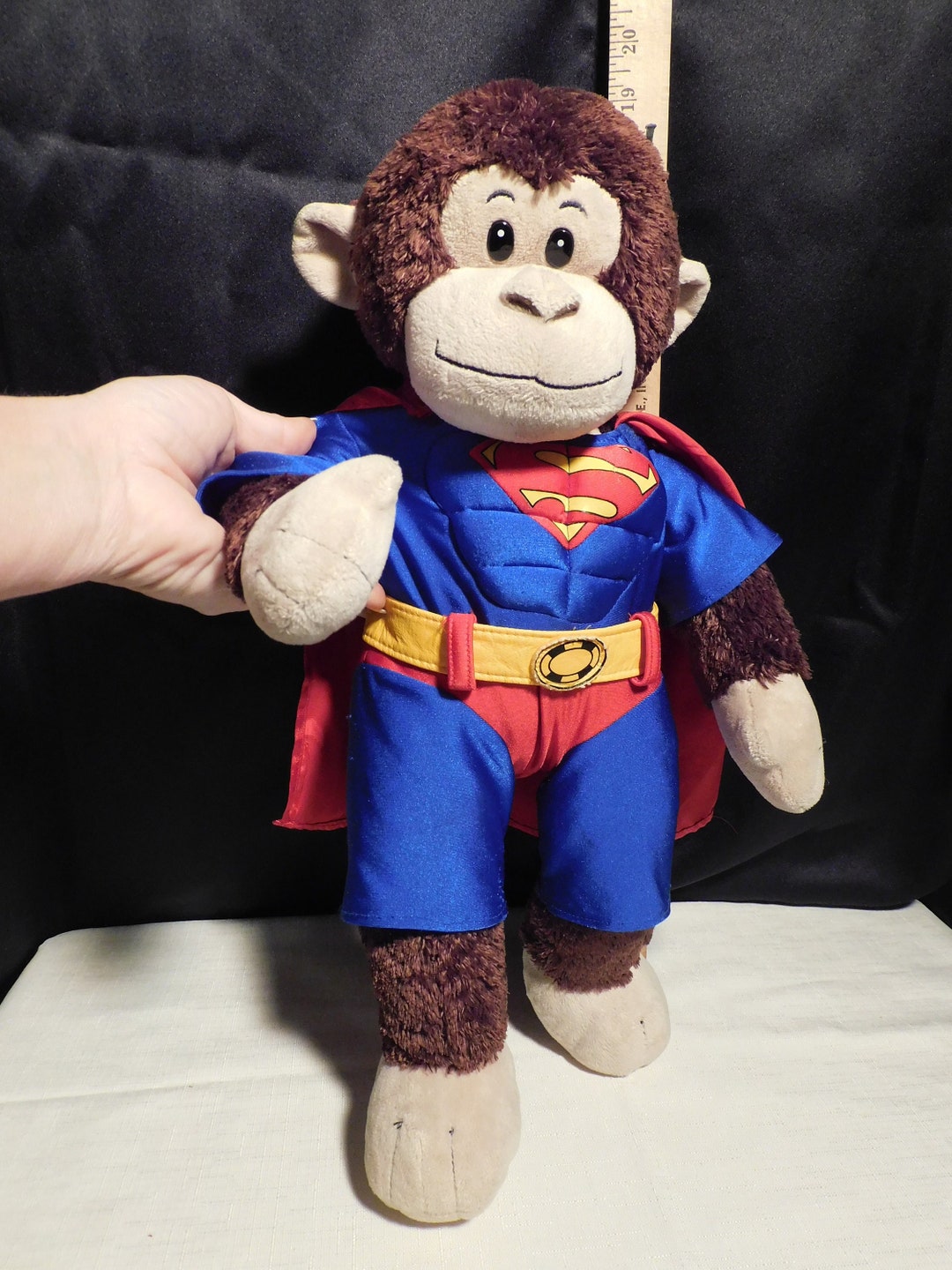 Vintage Smiling Chimp Superman Build-a-bear Plush Keepsake - Etsy