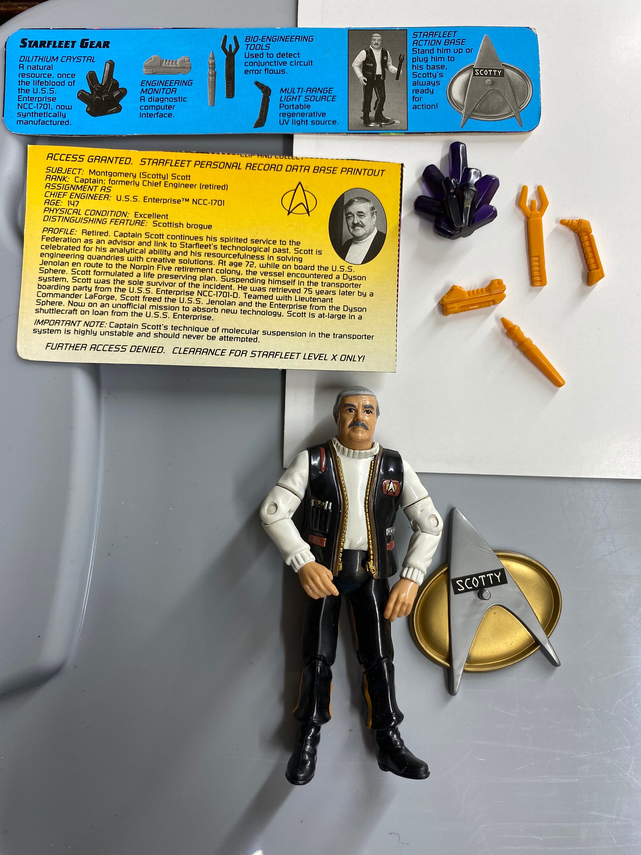 Vintage Lwaxana Troi & Scotty Figure Collectable Star Trek Generations ...