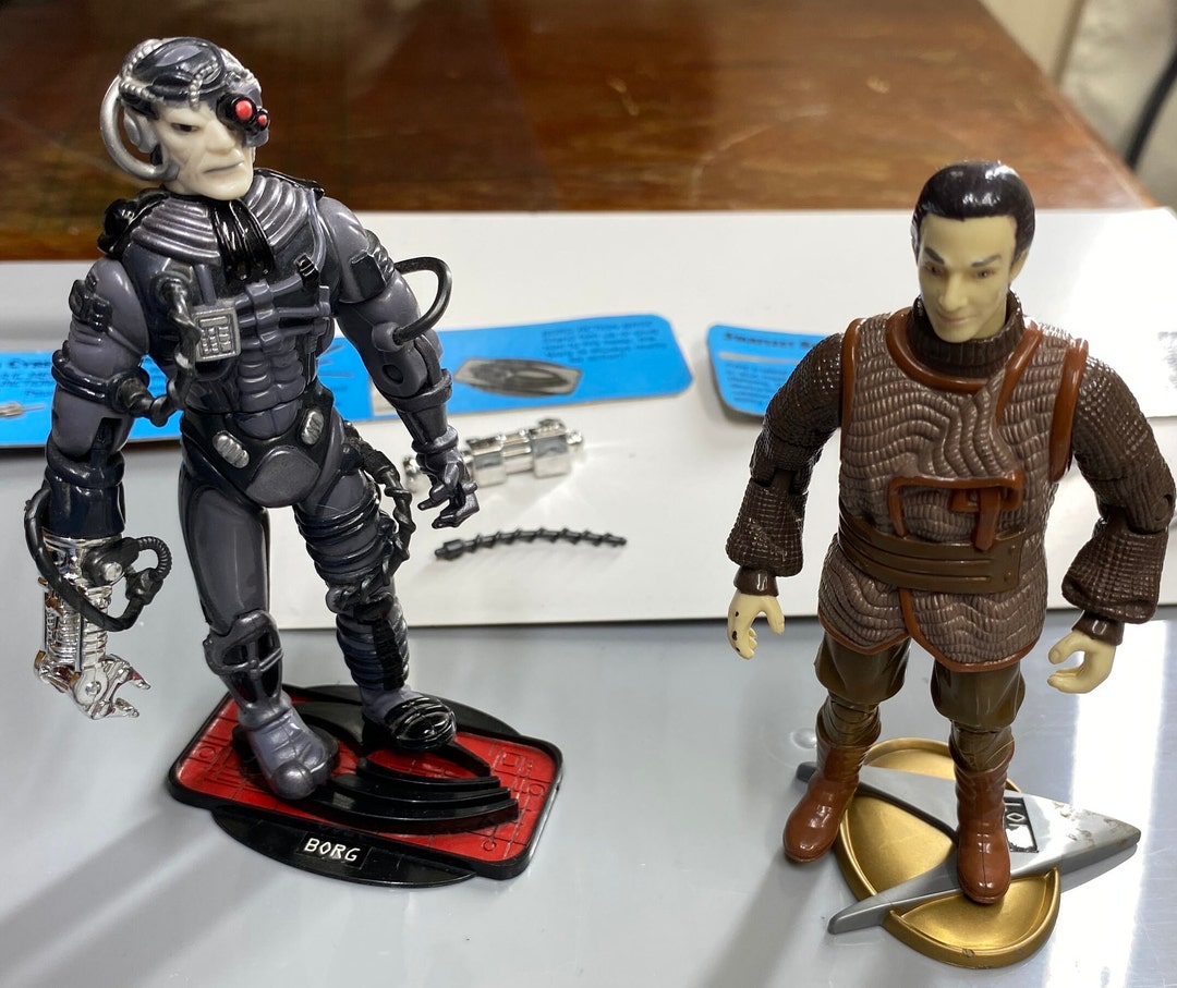 Vintage Borg & Lore Figure Collectable Star Trek Generations Action ...