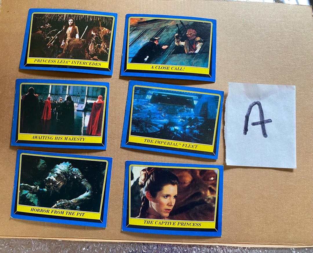 Star Wars Return of the Jedi Cards - Etsy