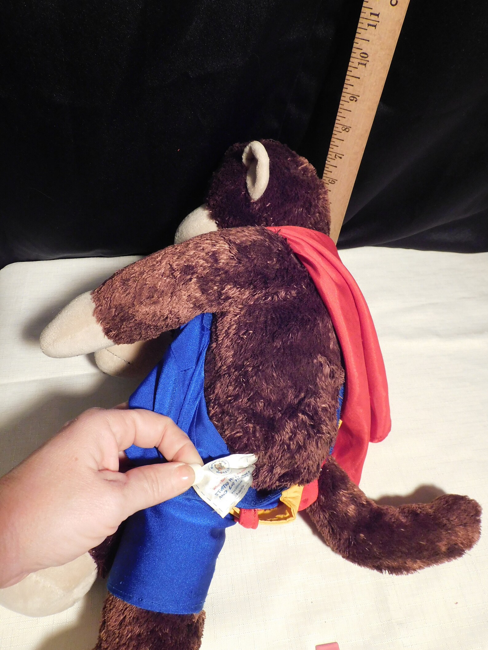 Vintage Smiling Chimp Superman Build-a-bear Plush Keepsake - Etsy