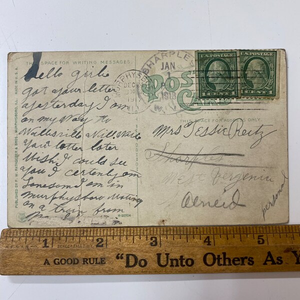 Franklin 2 Cent Stamp - Etsy