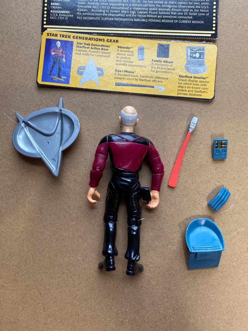 STG Admiral James T Kirk Pavel Chekov & Captain Picard Figure - Etsy