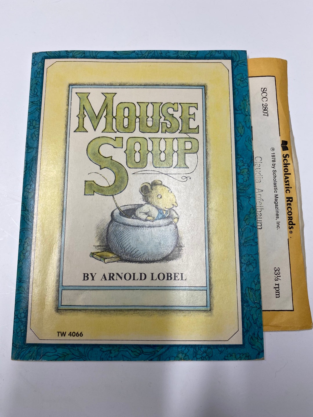 Vintage Mouse Soup by Arnold Lobel With Record - Etsy