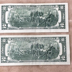 Thomas Jefferson 2 Dollar Bill - Etsy