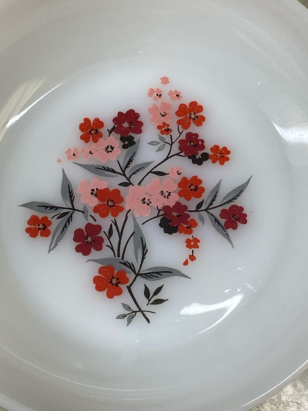 Vintage One Bowl Primrose Milk Glass Fire King Collectable White With ...