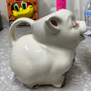 Vintage Shawnee Art Pottery Smiley Pig Pitcher USA MCM Kitchen Decor - Etsy