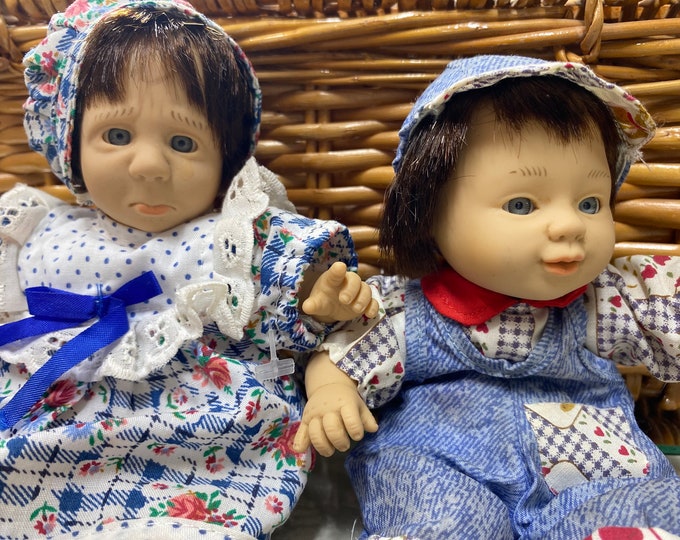 Vintage Happy Kids Bean Bag Doll Collectable Gi-go Dolls About 8 Baby ...