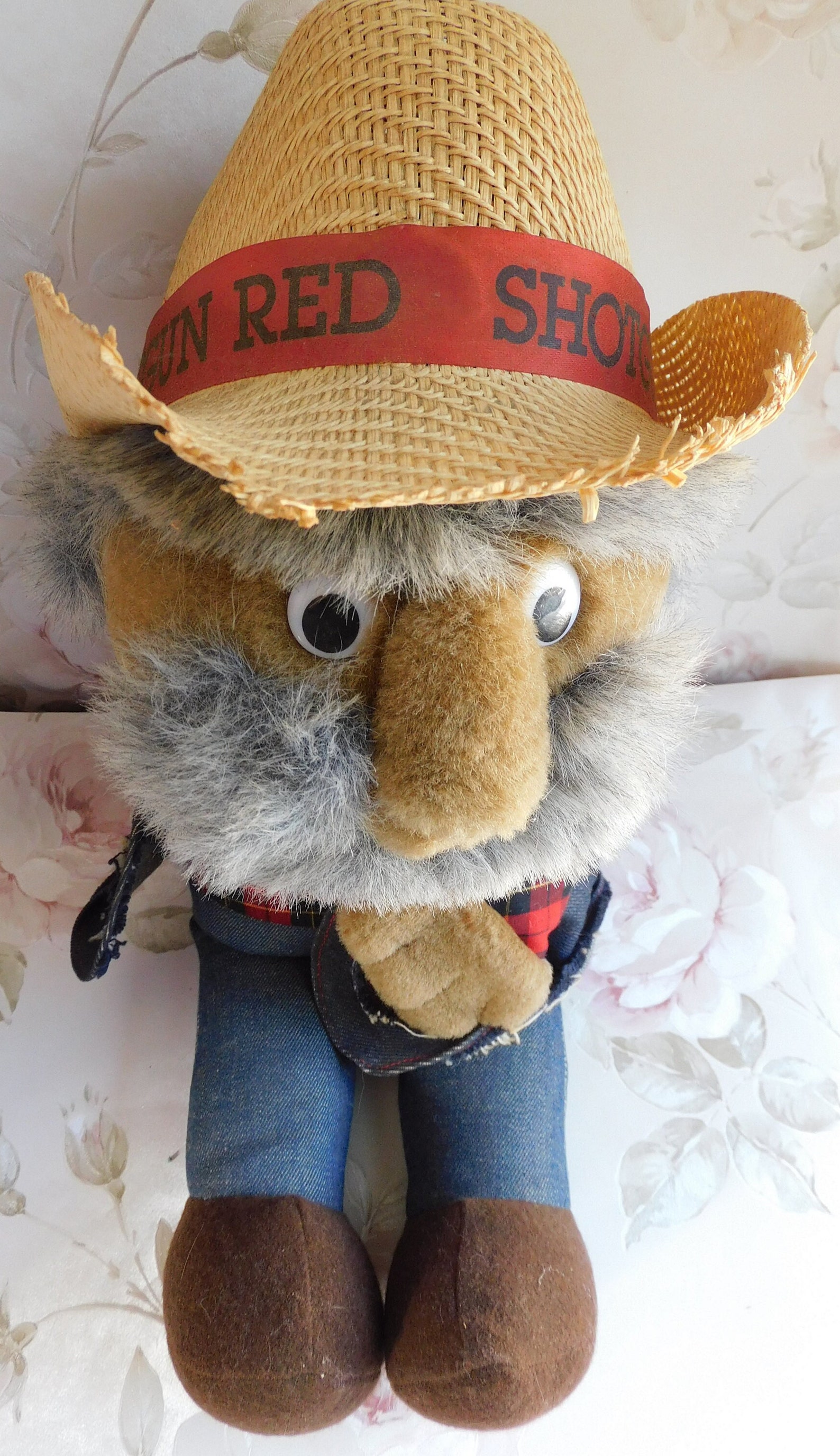 Vintage Autographed Hee Haw Collectable Shotgun Red Plush - Etsy