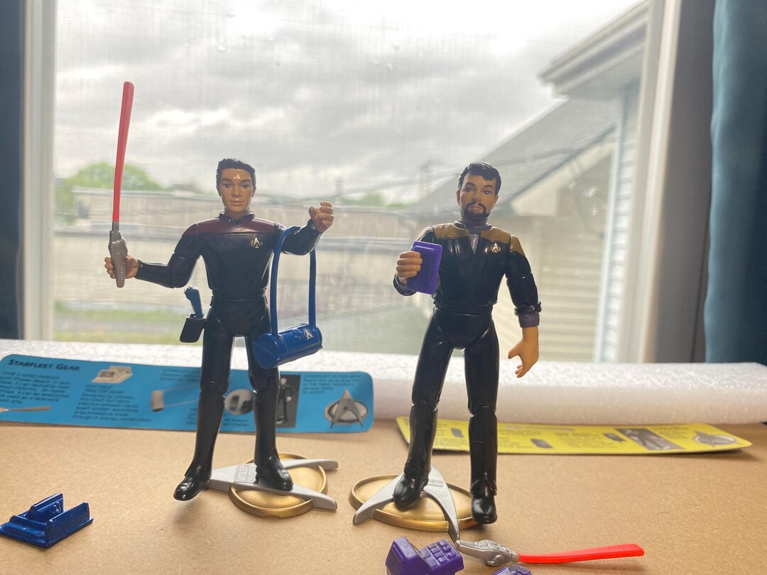 Action Figure Riker & Wesley Crusher - Etsy
