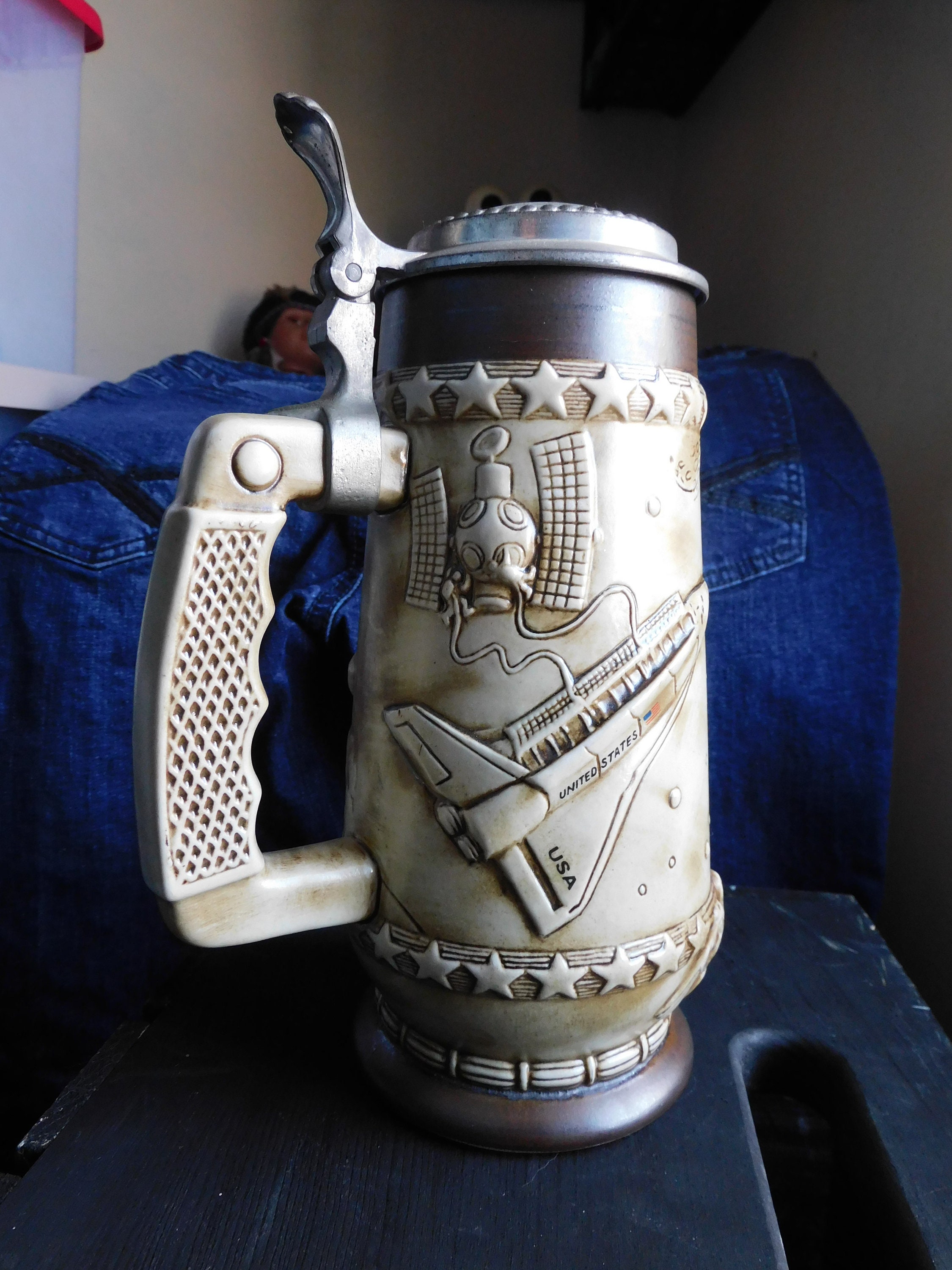 Vintage US Space Lidded Stine Keepsake 1983 American Heritage ...